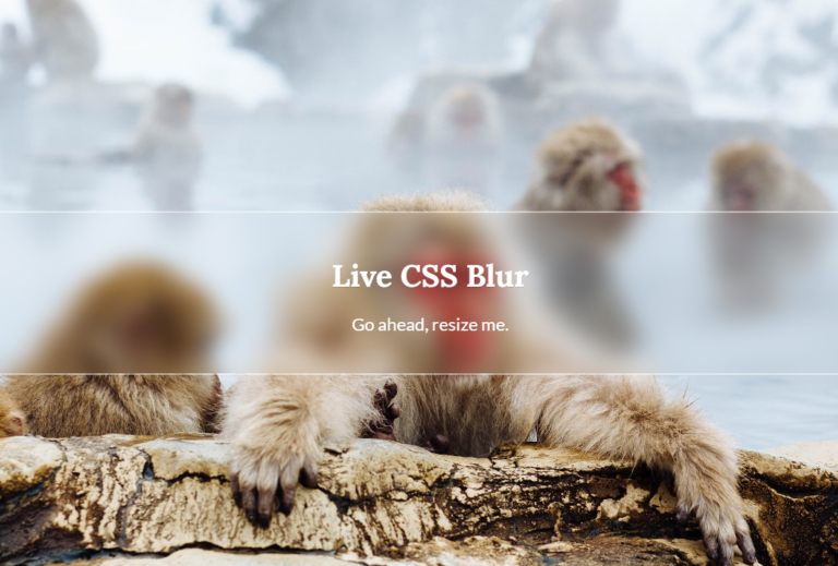 15 Css Blur Effects Free Code And Demos Codeymaze