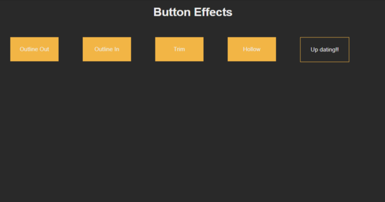 20+ CSS Button Effects - Free Code & Demos - Codeymaze