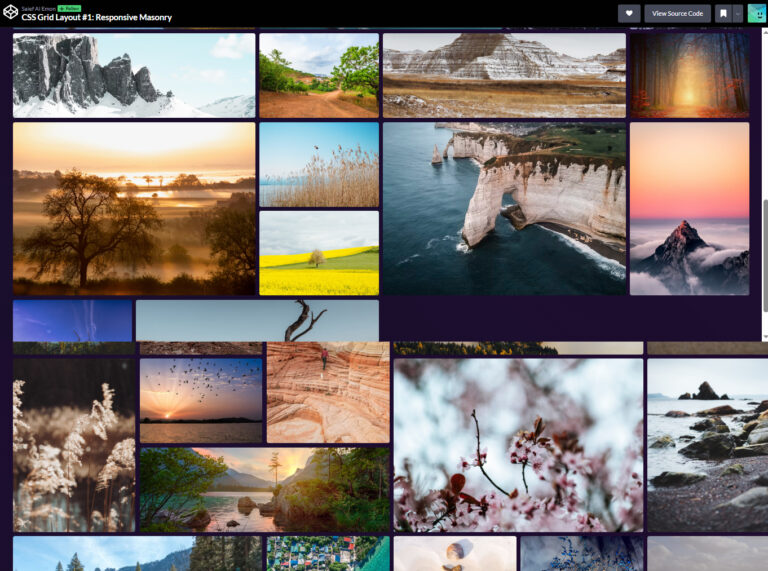 14+ CSS Grid Layouts Examples - Codepen - Codeymaze